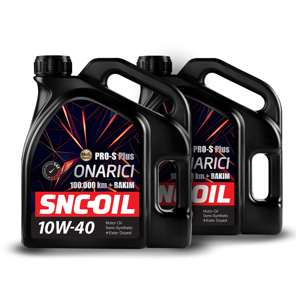 SNC-OIL 100.000 Km + Bakım Pro-S Plus Onarıcı 10W-40 Motor Yağı (8LT)